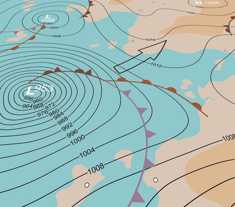 Five Different Types Of Weather Maps | Sciencing